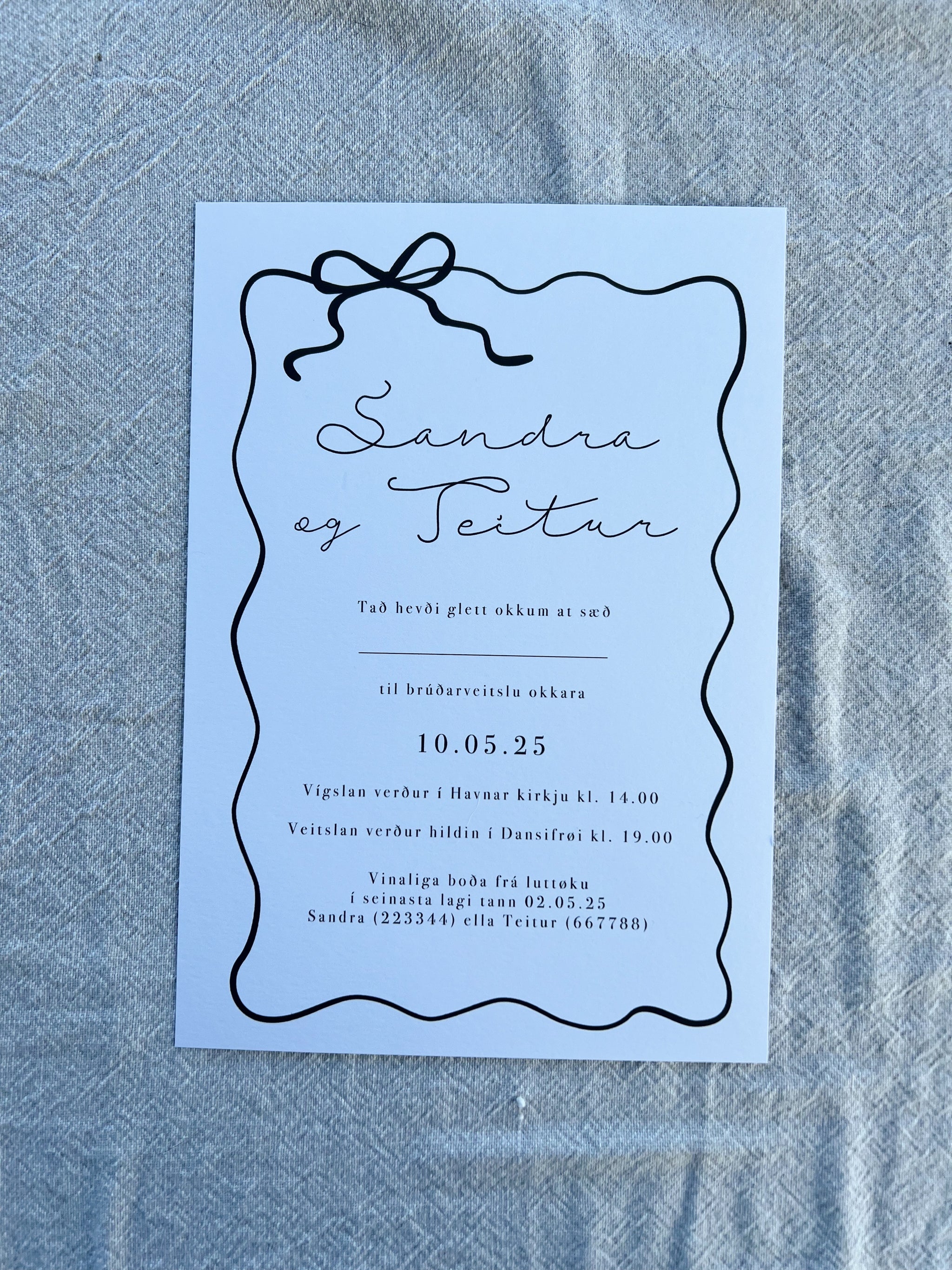 Innbjóðing - Sloyfa