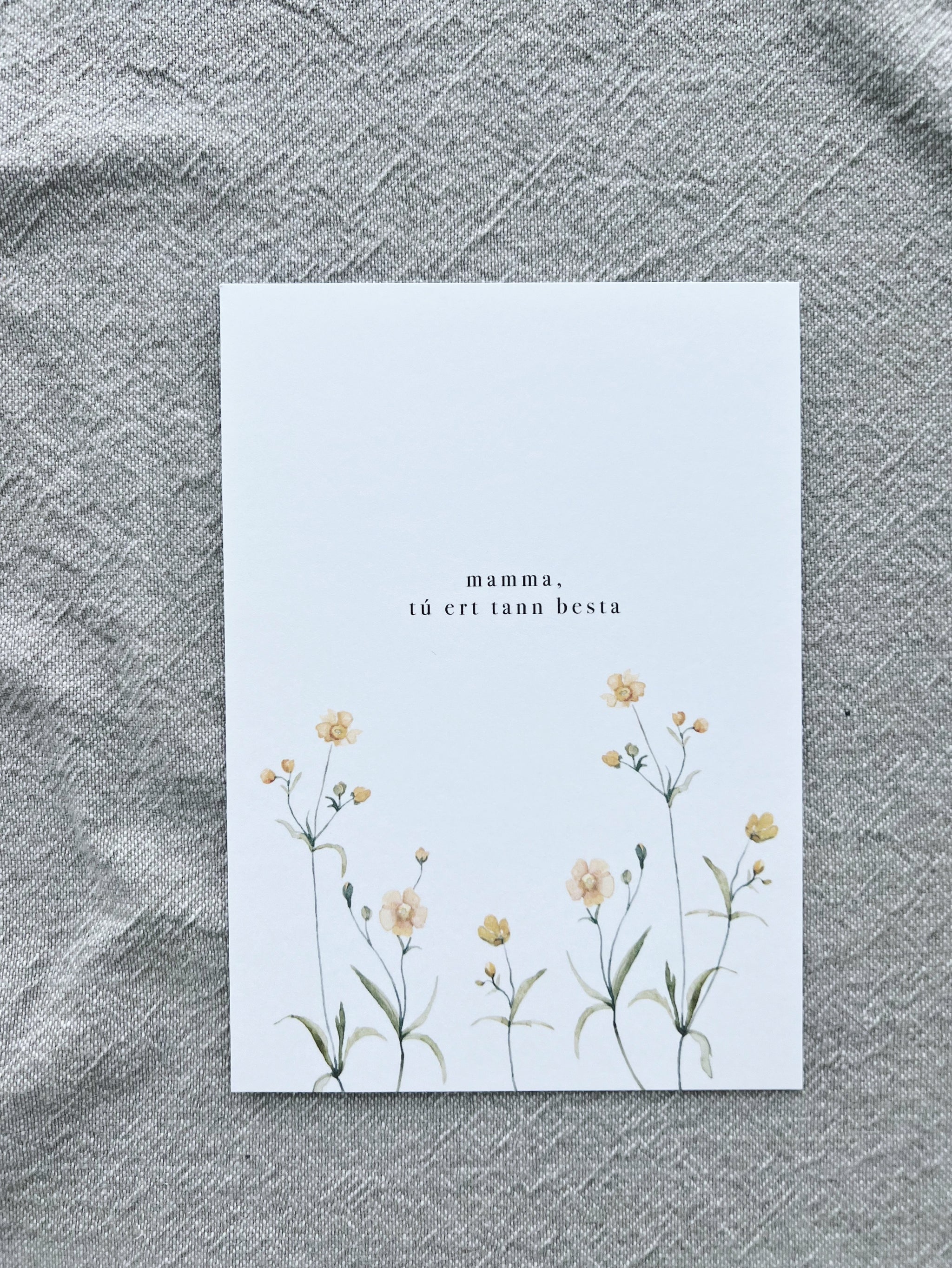 Mamma, tú ert tann besta